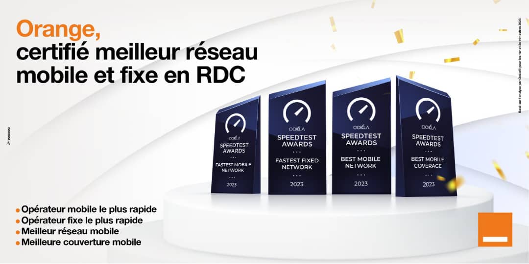 Orange certifié "meilleur réseau mobile et fixe en RDC" et réaffirme ...
