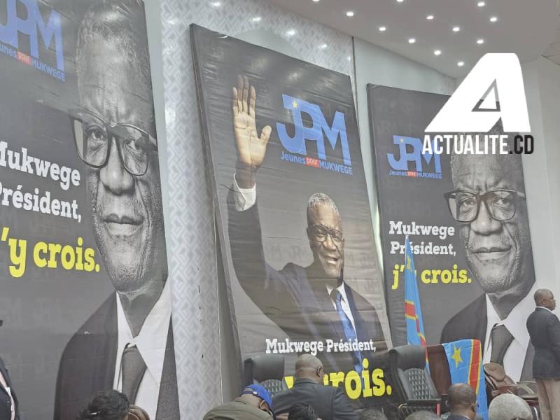 RDC : Denis Mukwege maintient sa candidature à la présidence | Actualite.cd RDC : Denis Mukwege maintient sa candidature à la présidence | Actualite.cd