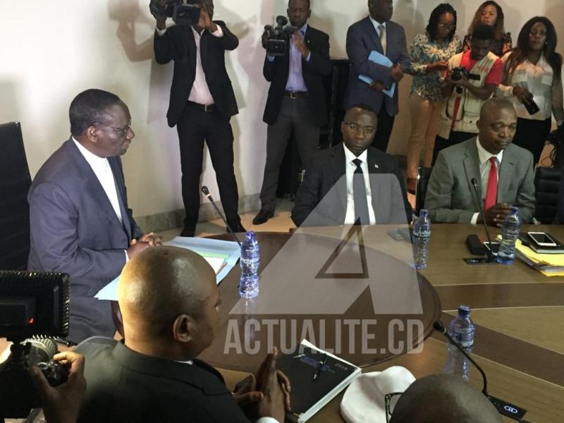 RDC : Sylvestre Ilunkamba a reçu les directeurs de la DGDA, DGRAD et ...