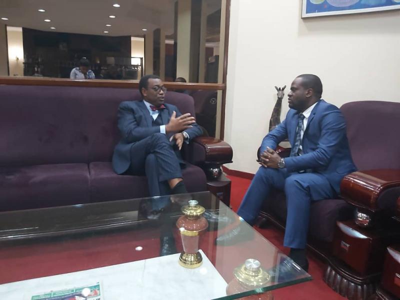 RDC : le Président de la BAD s’est entretenu avec Junior Mata avant de ...