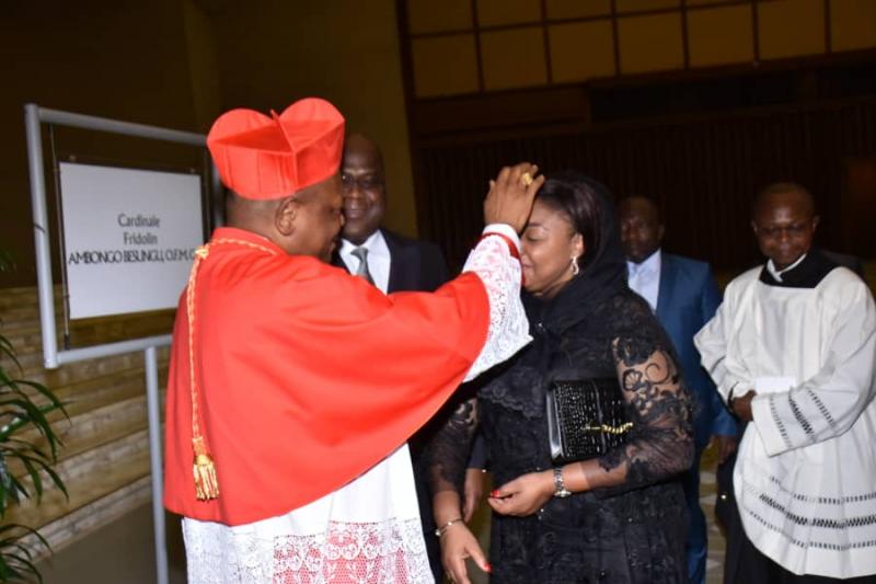 Cardinal Ambongo à propos de Tshisekedi : « sa présence ici marque une ...