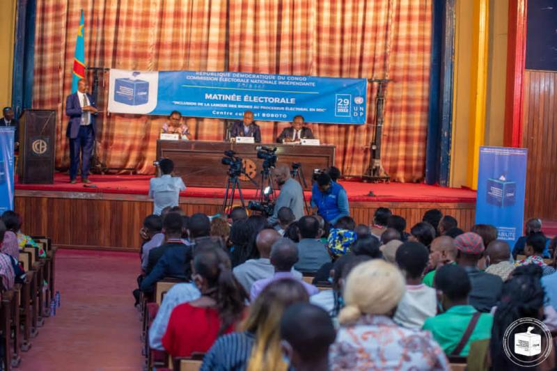 RDC: la CENI a tenu une matinée électorale sur l’inclusion de la langue des signes au processus ...
