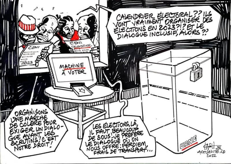 RDC-Caricature: élections, consensus, dialogue ? | Actualite.cd