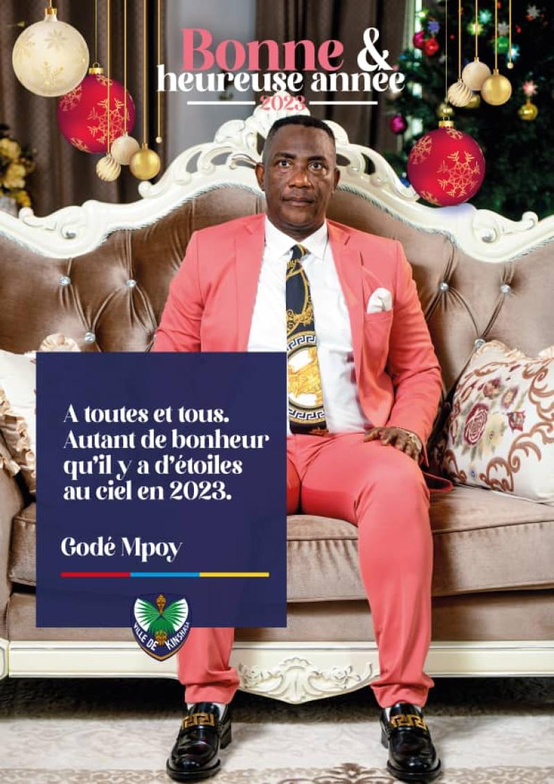 RDC: Dans son message de vœux, Godé Mpoyi juge un bilan de la gestion de Kinshasa | Actualite.cd