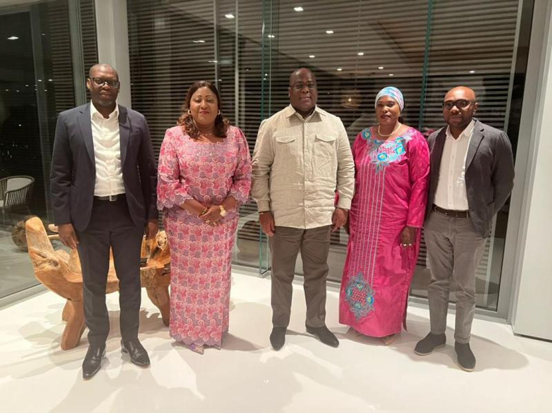 Mining Indaba 2023: en présence de Danny Banza, Félix Tshisekedi a ...